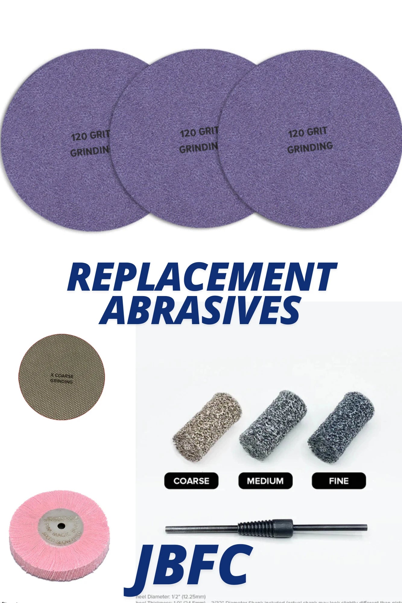 JoolTool - Replacement Abrasives – Johnson Brothers Lapidary